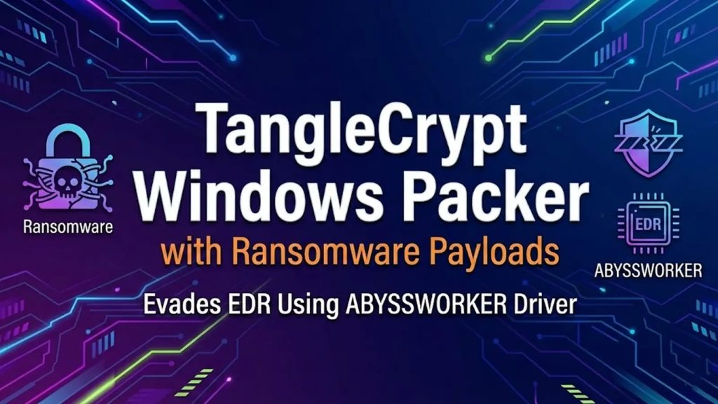 TangleCrypt Windows Packer with Ransomware Payloads Evades EDR Using ABYSSWORKER Driver – Cyber ...